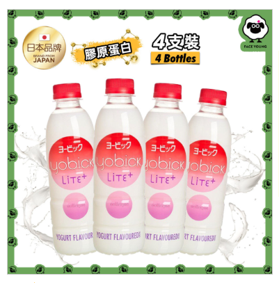 Yobick優必 - 【原味/菠蘿/櫻花/Lite膠原蛋白/混合口味】日本YOBICK乳酸菌飲品- 美容/健康/養生(310ml*4支 ...