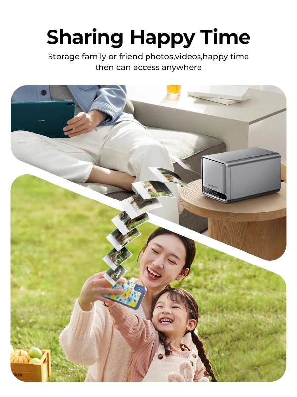 ORICO NAS MetaCube Pro (2-Bay) Private Cloud Storage with RAID ...