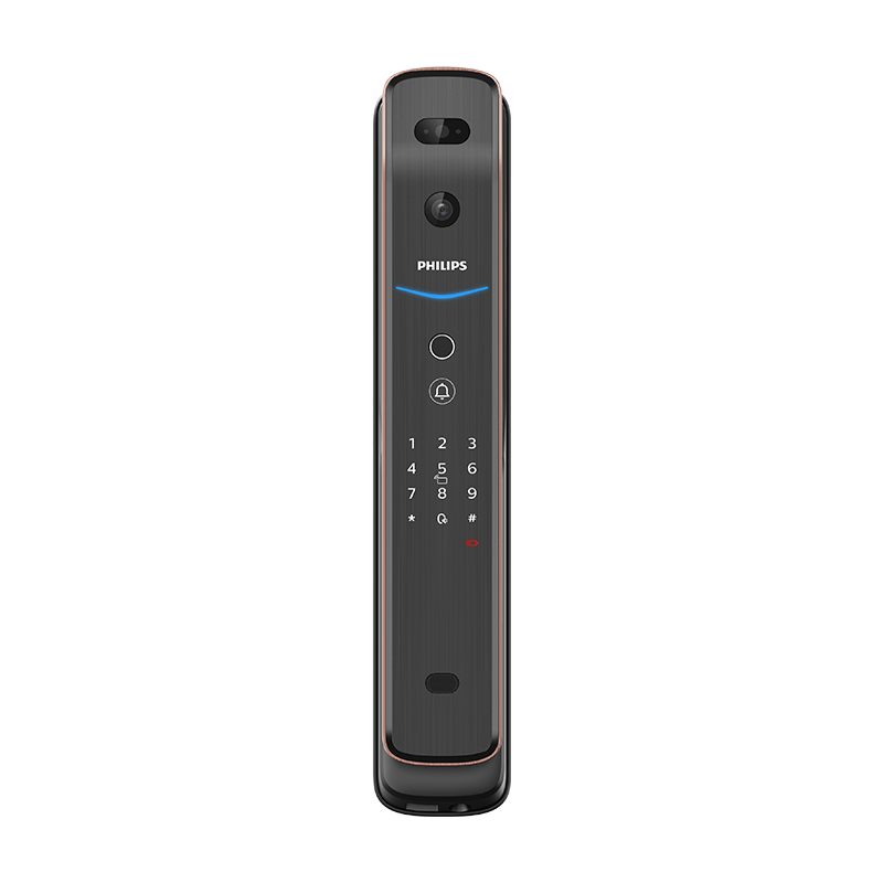 Price網購 - Philips EasyKey 人臉識別視像智能鎖 DDL709-FVP [曜石黑 / 紅古銅]