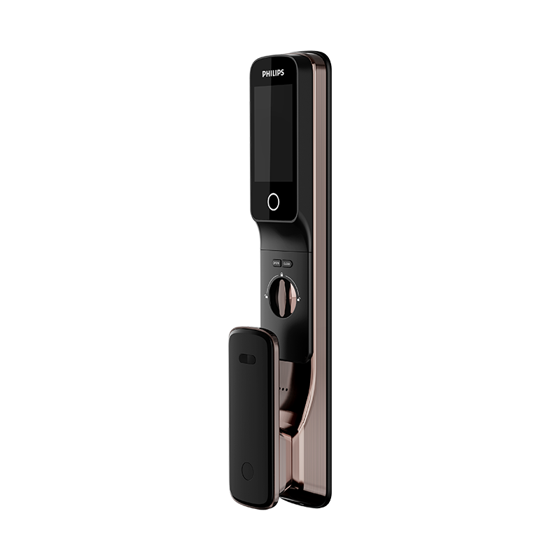 Philips EasyKey 人臉識別視像智能鎖 DDL709-FVP [曜石黑 / 紅古銅] - J Shop