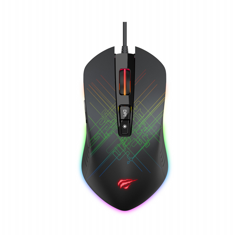 Havit RGB BACKLIT GAMING MOUSE [MS1019] - Multipro DEVELOPMENT