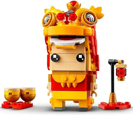 Price網購 - LEGO 40540 Lion Dance Guy 舞獅小夥 (Brickheadz)