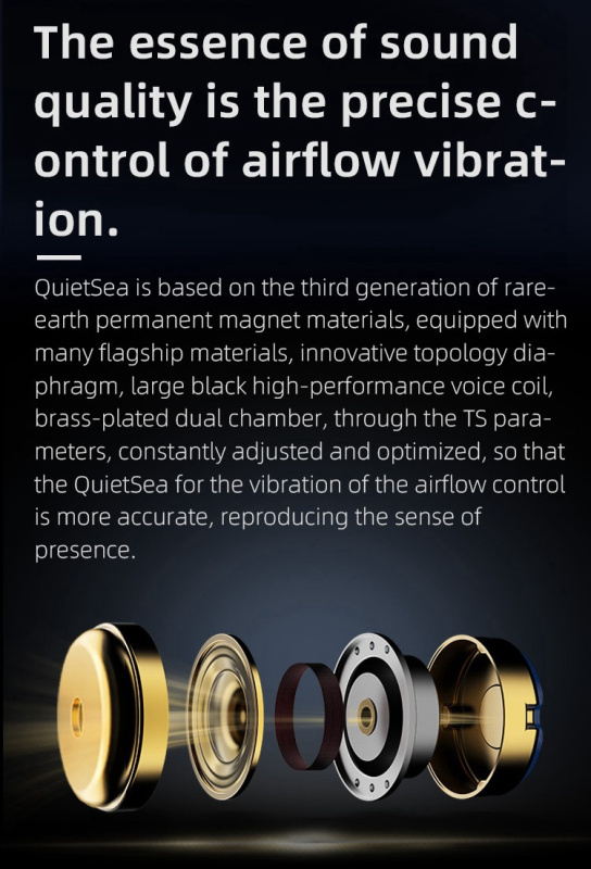 Rose technics x iKKO 聯名 靜海 Quiet Sea 拓樸振膜單動圈耳機 - 滙彩數碼生活百貨