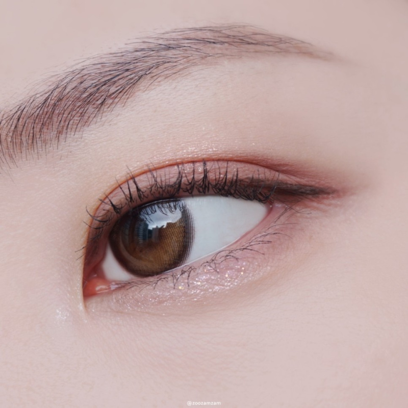 Olens 1Day Eyelighter Glowy Brown (20P) 아이라이터 글로이 원데이 브라운 - KOS高老闆隱形眼鏡專門店