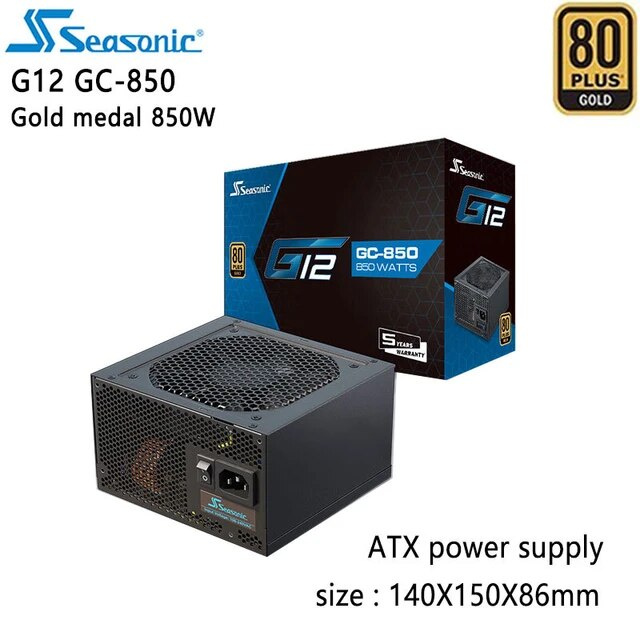 Seasonic G12 GC-850 850W 80+ GOLD 金牌 5年保 - ACCESSPOINT TECHNOLOGY COMPUTER