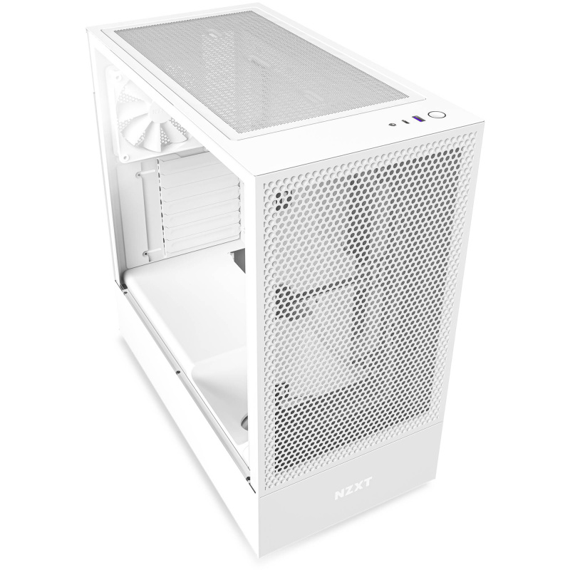 NZXT ATX Case H5 Flow Compact Mid-tower Airflow Case (WHITE ...