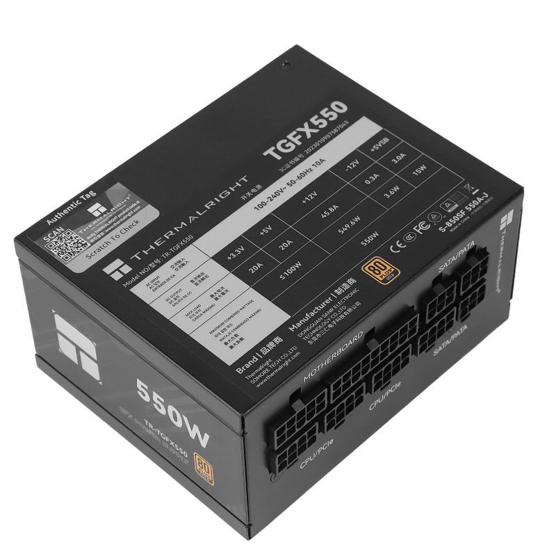 Thermalright SFX TG-550 80Plus Gold Full Modularity - TGFX-550 - 樂天電腦 ...