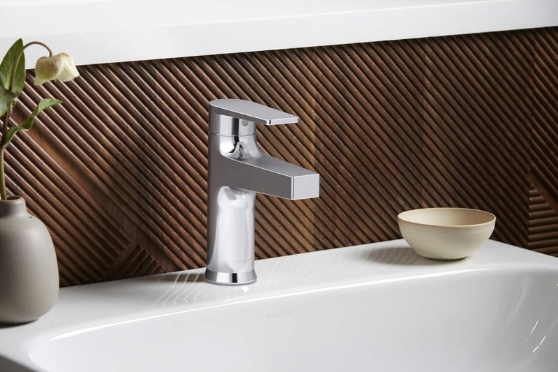 Kohler , Taut , 面盆龍頭 , K-74013T-4-CP - 香港21衛浴潔具有限公司