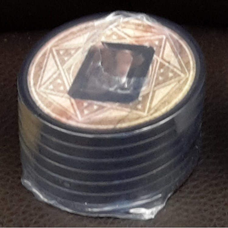 Splendor Chips Black 璀璨寶石 黑色籌碼 (每組7枚) - Capstone Boardgame Co