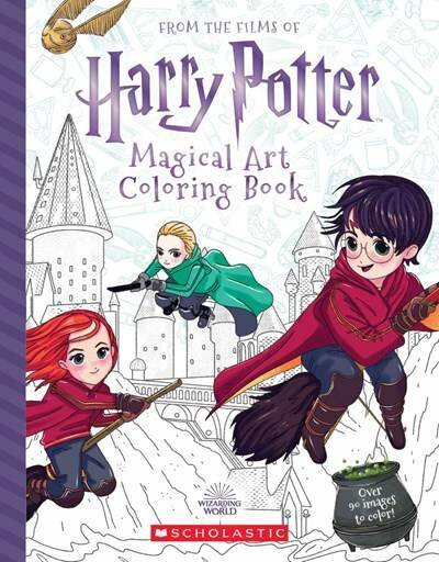 哈利波特 HP-HARRY POTTER: MAGICAL ART COLORING BOOK 小學英語讀物｜讀書廊 Study Guide ...