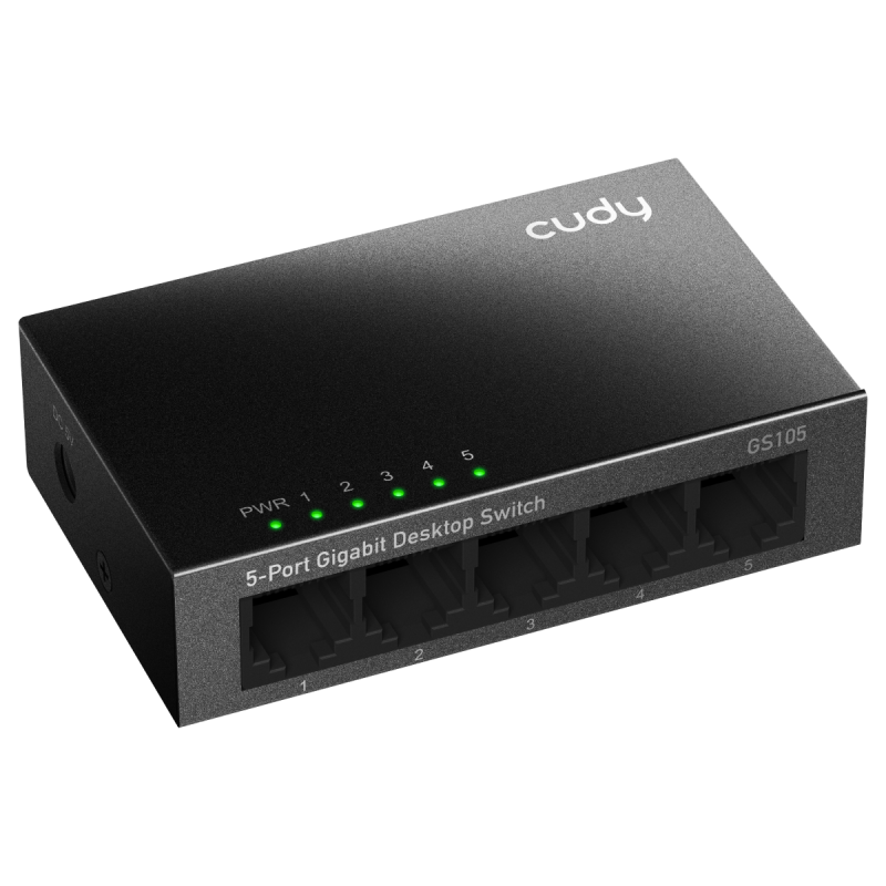 Cudy 5-Port Gigabit Switch ( GS105 ) - 樂天電腦 FreeCom Computer