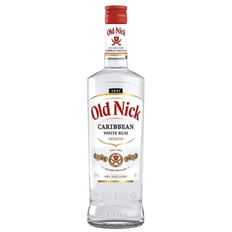 Old Nick Caribbean White Rum 老尼克白朗姆酒 1000ml - 燕子皇酒行