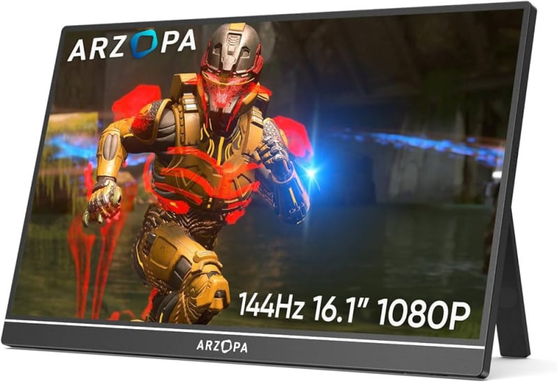 Price網購 - Arzopa -Z1FC 16.1吋 144Hz 可攜式顯示器 100% sRGB 1080P FHD 支架可攜式遊戲顯示器