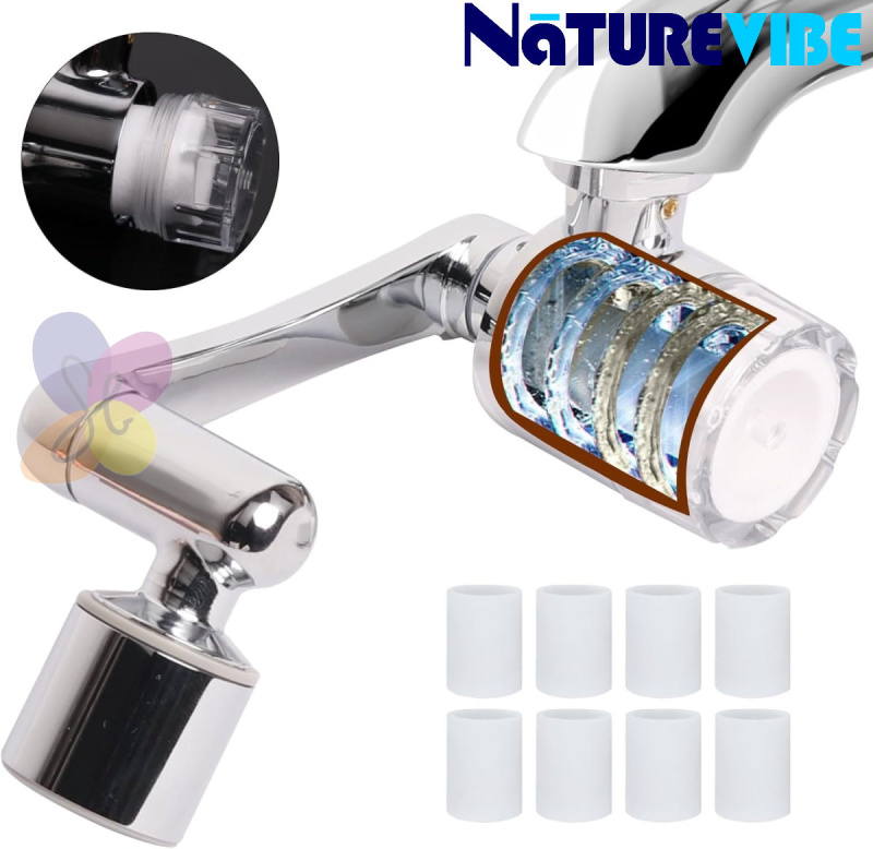 NatureVibe PP Sediment Filter Elements (1Box/8pcs) for Filter Faucet ...