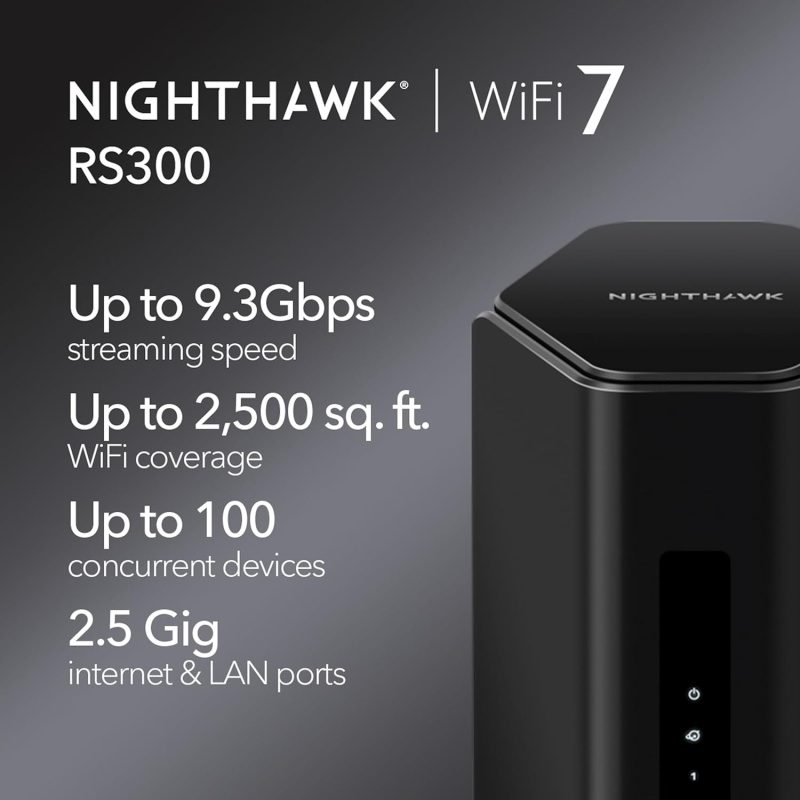 Price網購 - Netgear Nighthawk RS300 WiFi 7 無線路由器 (BE9300) (9.3Gbps, 2 ...
