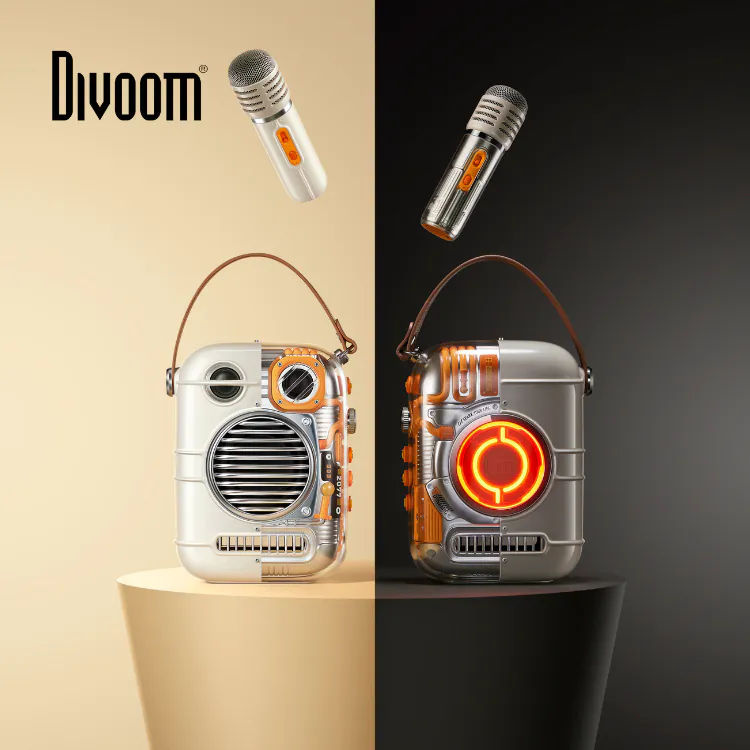 Divoom Spark Pro - 便攜式雙咪派對藍牙喇叭 - MoboPlus