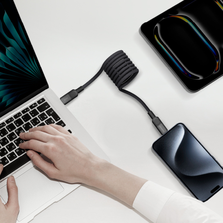 Price網購 - MOMAX Mag.link 60W USB-C to USB-C 磁吸連接線 (1米/2米) [DC60/DC61]