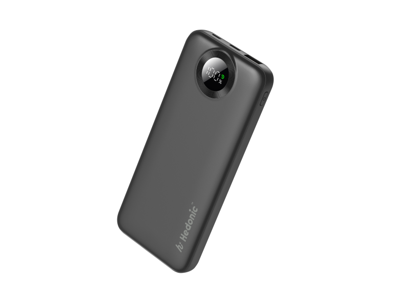 Hedonic 10000mah PD 3.0 22.5W Lightning & USB-C 流動快速充電池, Black, 81023 ...