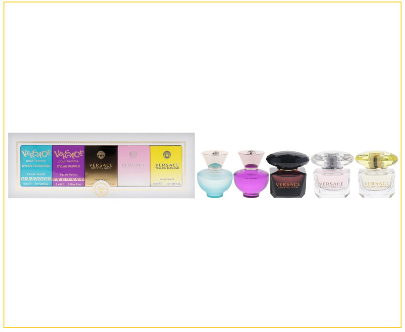 VERSACE 范思哲香水小樣五件套裝 LADIES FRAGRANCES MINI GIFT DUO SET 5ML X5 - Juicypot