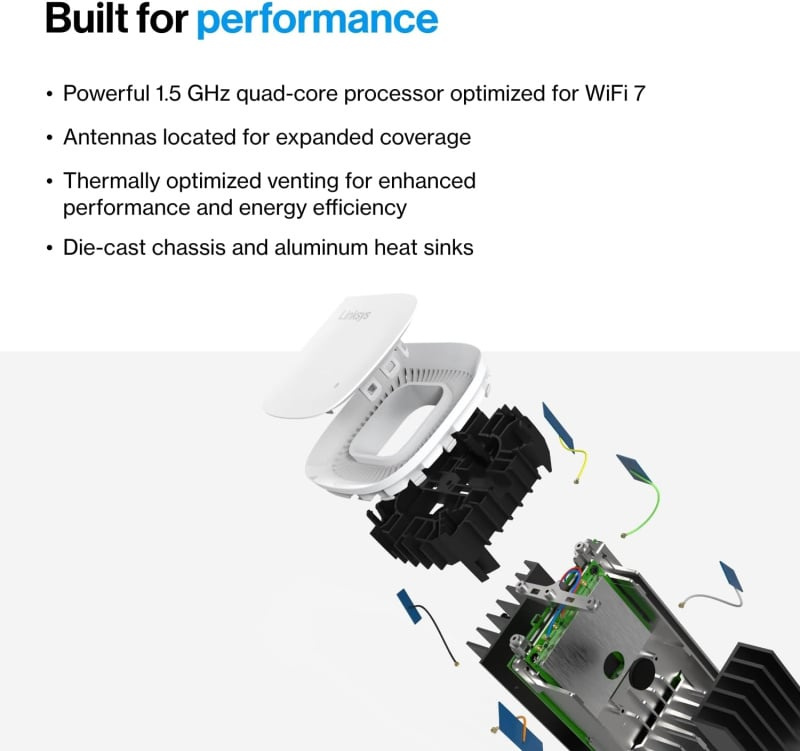 Price網購 - Linksys Velop Pro 7 三頻 BE11000 Cognitive Mesh WiFi 7 路由器 ...