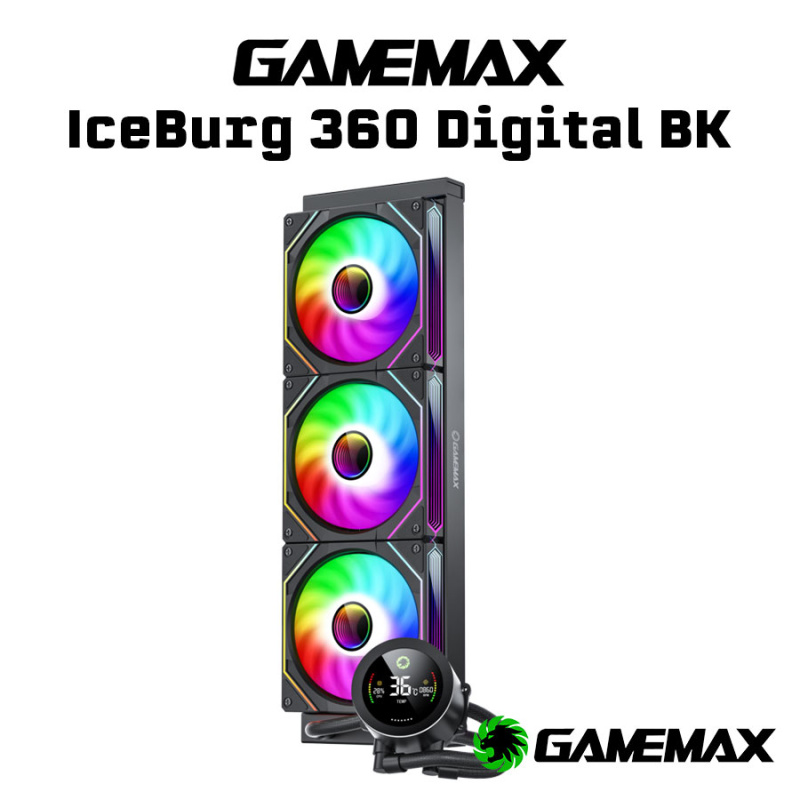 GAMEMAX IceBurg 360 Digital BK Liquid Cooler - OptionTech