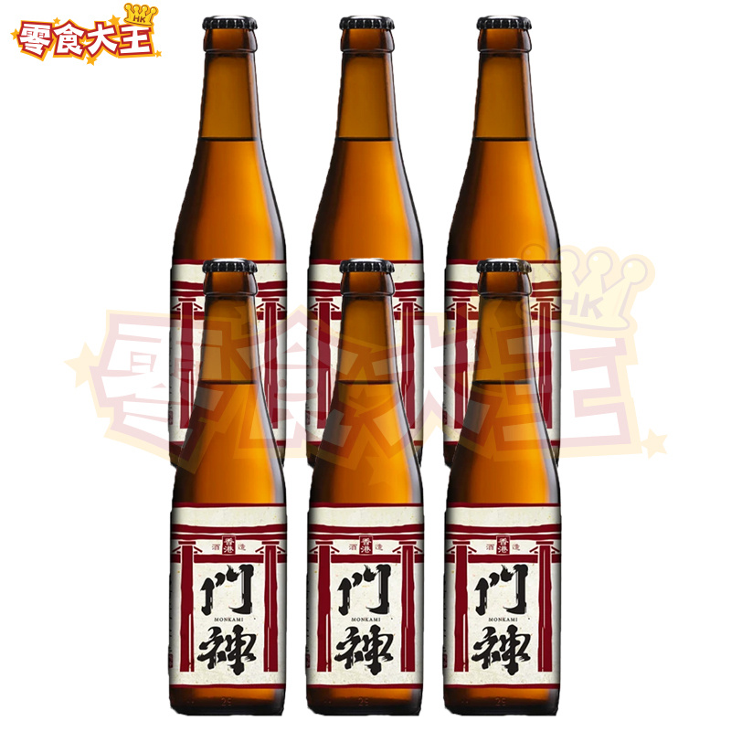 Moozen Brewery Monkami Rice Lager 門神 米釀啤酒 330ml 4.5% ABV (4897074260159 ...