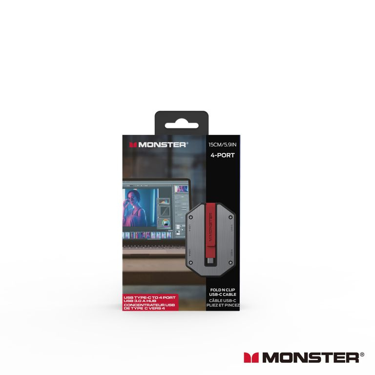Price網購 - Monster Essentials Gen.2 PME2-C005 4合1 USB-C 擴展器