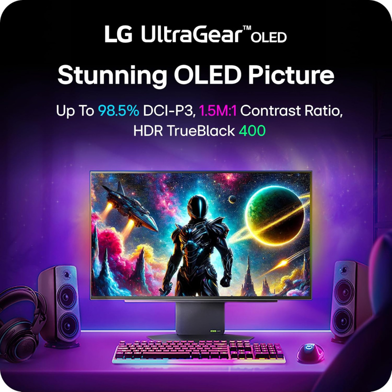 Price網購 - LG 27" UltraGear OLED QHD 480Hz 0.03ms G-Sync® Compatible ...
