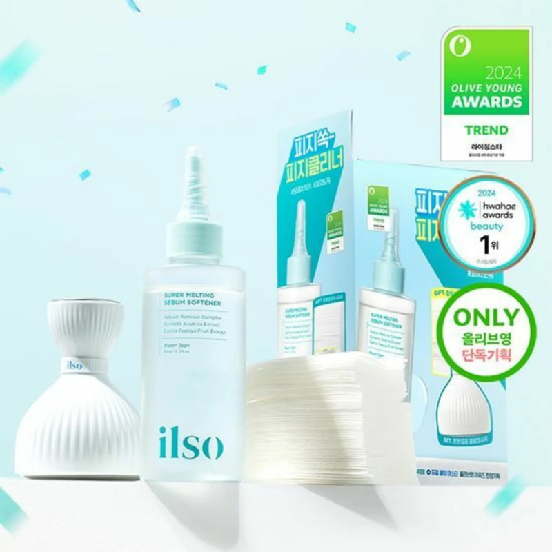 Price網購 - [OLIVE YOUNG 熱賣] 韓國 ilso Super Melting Sebum Softener (送40塊化妝棉+冷凍美容儀)