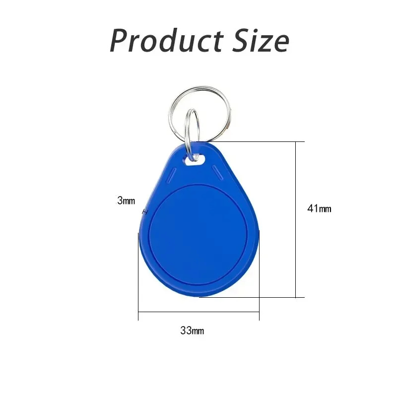 51020PCS 13.56Mhz RFID UID Token Copy Keykobs Changeable Attendance ...