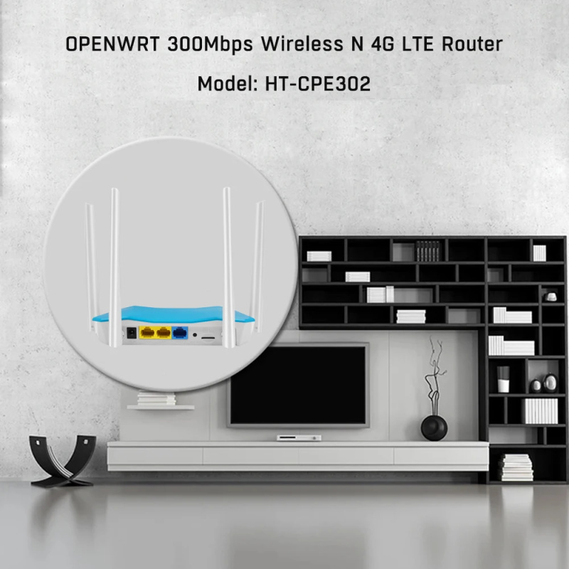 EATPOW 4g 路由器 OPENWRT 300Mbps 無線 N 4G LTE 路由器 4G LTE 路由器，附 Sim 卡，適用於東南亞和印度國家 - 豐盛數碼電器