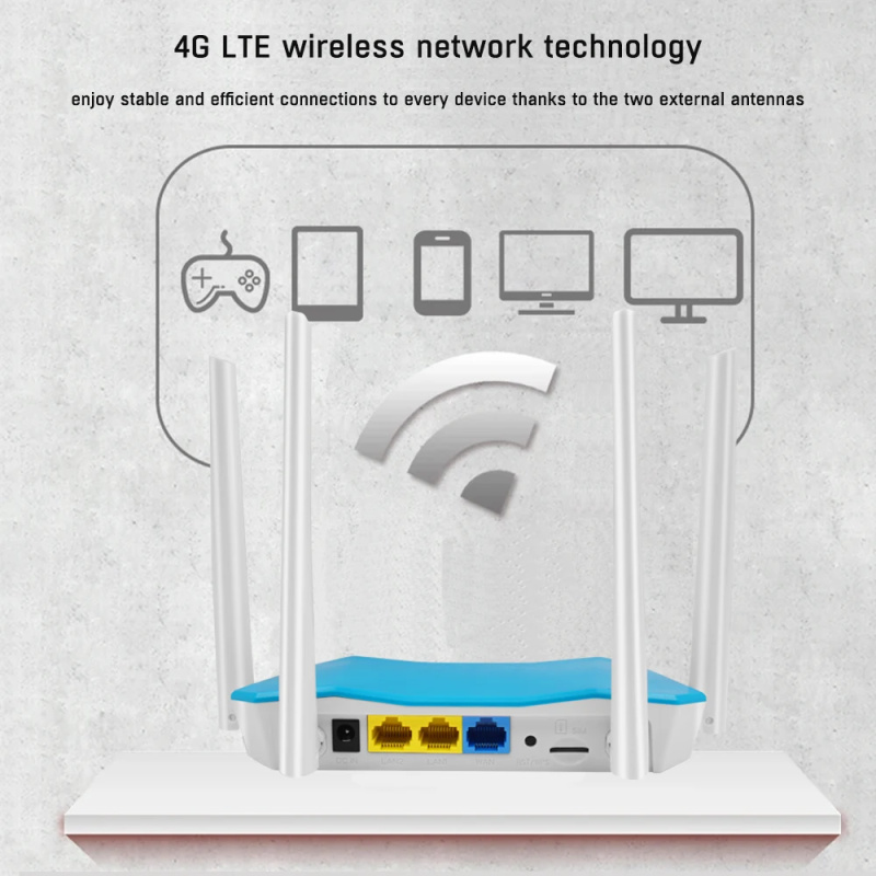 EATPOW 4g 路由器 OPENWRT 300Mbps 無線 N 4G LTE 路由器 4G LTE 路由器，附 Sim 卡，適用於東南亞和印度國家 - 豐盛數碼電器