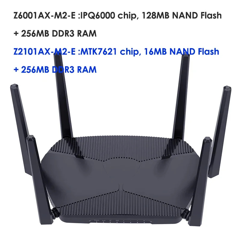 Zbtlink 5G 路由器 Openwrt SIM 卡 WiFi6 MESH 1800Mbps 256MB RAM 適用於 128 設備雙頻 ...