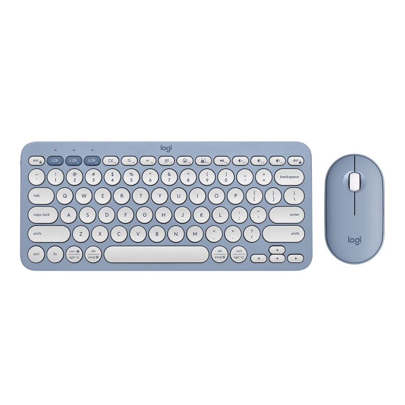 Logitech - Pebble 2 Combo 無線纖薄鍵鼠套裝 (美式英文) [5色] - Logitech 體驗館