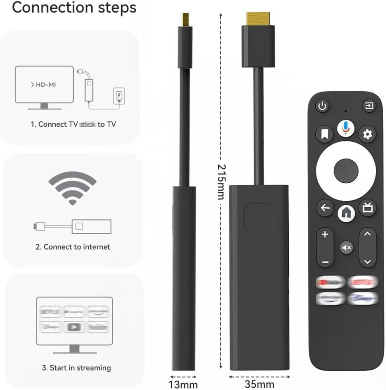 Dcolor Amlogic S905Y4 4K Google TV Stick 電視棒 GD1 - 訊達科技 Cosmic Technology