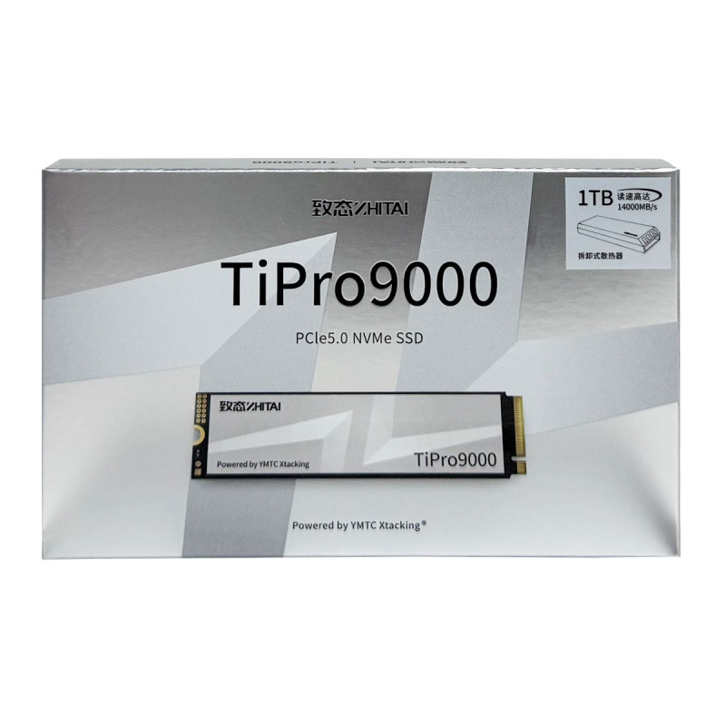 致態 - TiPro 9000 1TB NVMe2.0 PCIe Gen5.0x4 M.2 2280 - 致態SSD官方旗艦店(A Force)