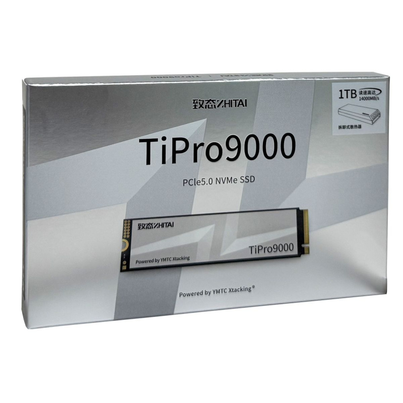 致態 - TiPro 9000 1TB NVMe2.0 PCIe Gen5.0x4 M.2 2280 - 致態SSD官方旗艦店(A Force)