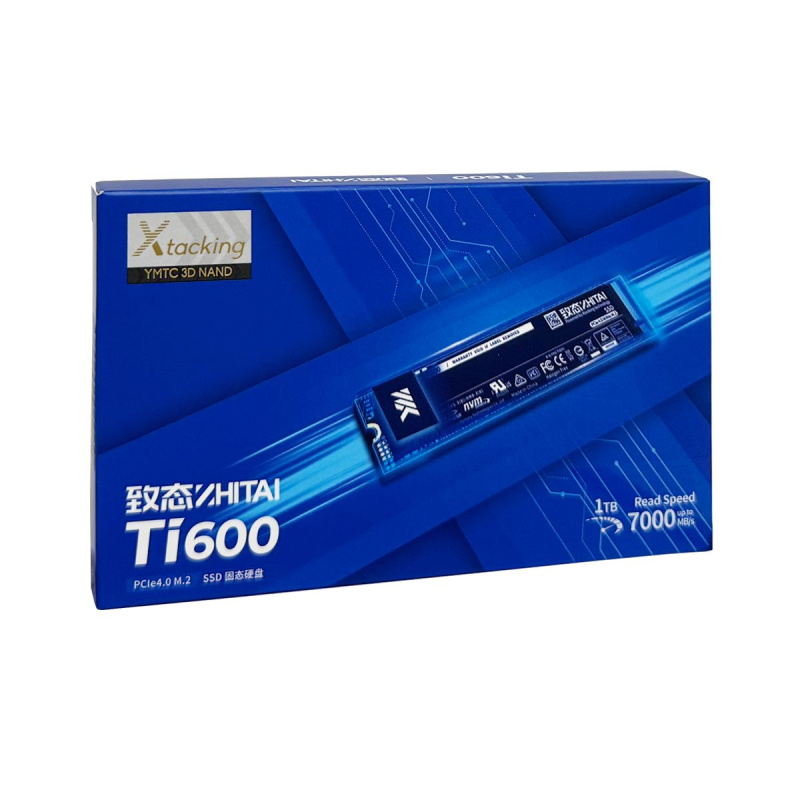 致態 - Ti600 1TB NVMe2.0 PCIe Gen4x4 M.2 2280 - 致態SSD官方旗艦店(A Force)