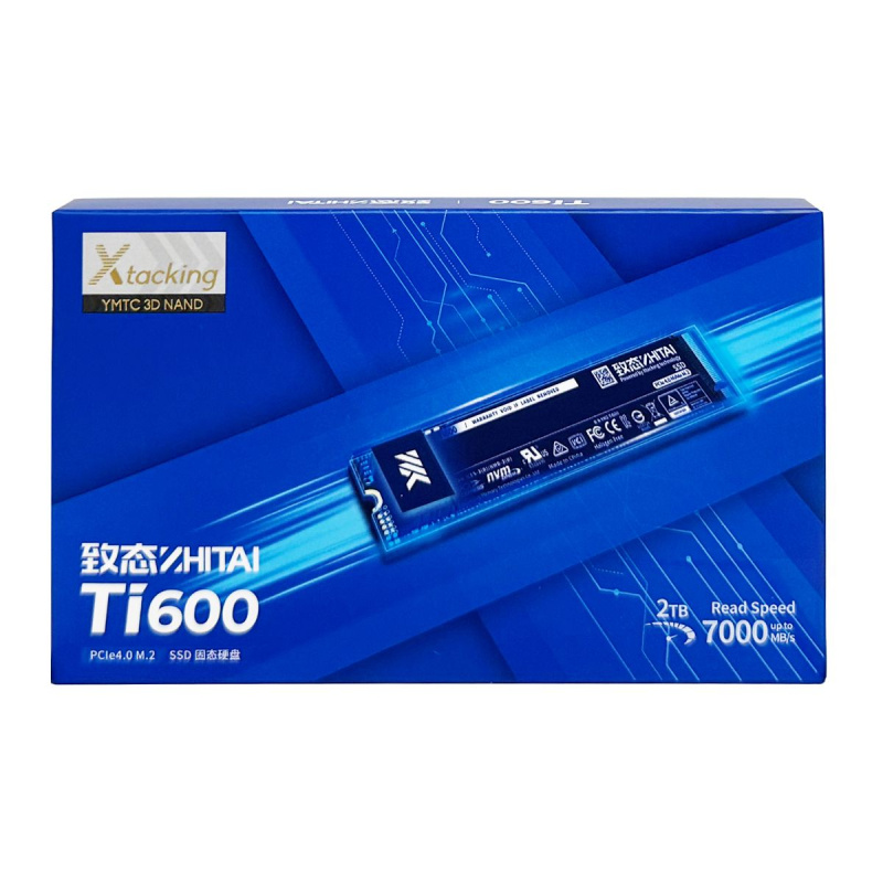致態 - Ti600 2TB NVMe2.0 PCIe Gen4x4 M.2 2280 - 致態SSD官方旗艦店(A Force)