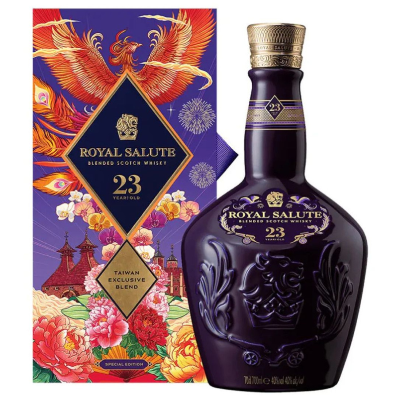 皇家禮炮 23年 2025鳳舞光輝 台灣限定 調和蘇格蘭威士忌 Royal Salute 23 Yo CNY2025 Limited Edition 700ml - 燕子皇酒行