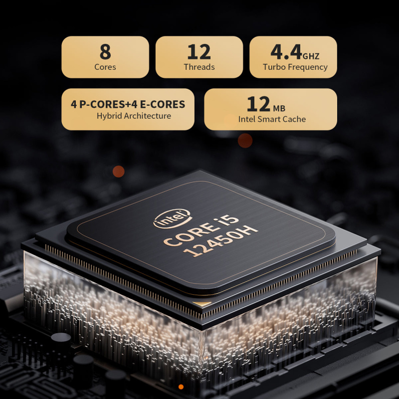 ACEPC PowerBox Pro Mini PC 迷你電腦 ( i5-12450H / 32GB DDR4 / 512GB SSD ...
