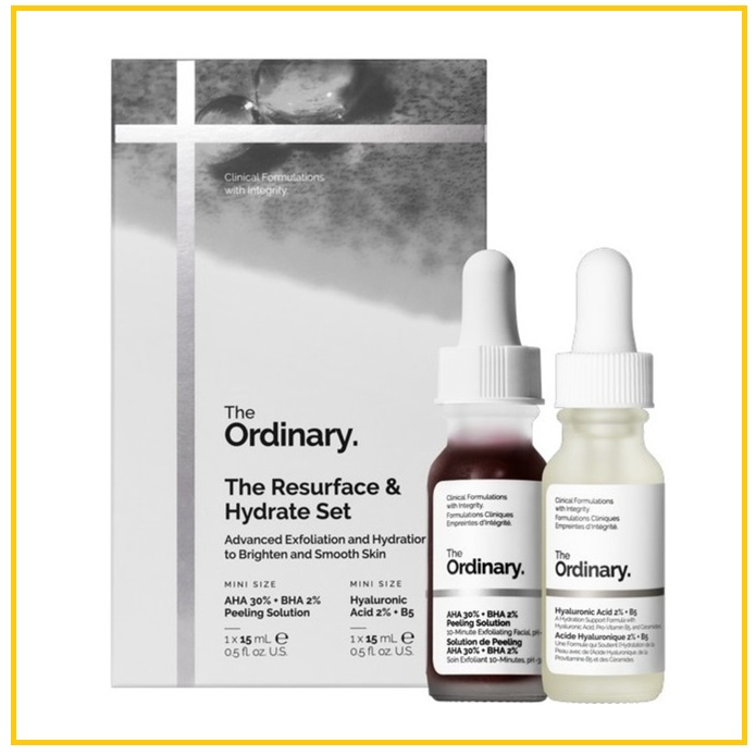 THE ORDINARY 煥膚保濕臉部護理套裝 RESURFACE & HYDRATE FACIAL CARE KIT DUO SET ...