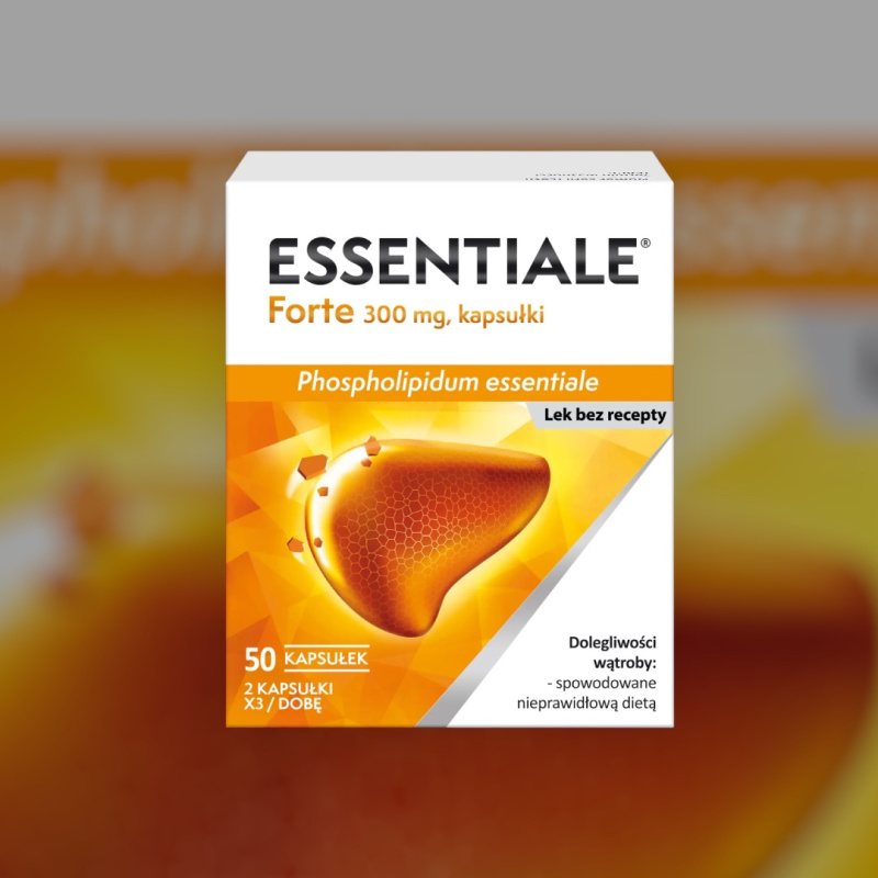 健肝素 - Essentiale Forte 300mg 植物性磷脂膠囊（50粒裝）｜每日細胞膜修復 × 脂質代謝營養支援 × 天然磷脂酰膽鹼 ...