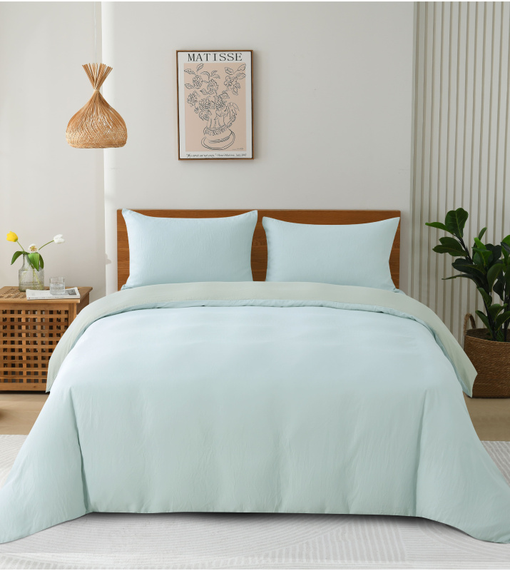 Price網購 - [新產品] Casablanca Scili 1200針冰霧絲系列 - 淺灰綠配夕霧藍 (TP105)