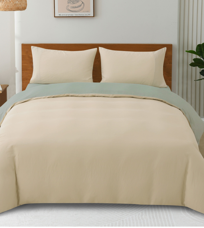 Price網購 - [新產品] Casablanca Scili 1200針冰霧絲系列 - 淺灰綠配亞麻灰 (TP107)