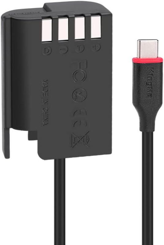 KingMa Portable BLK22 假電 Dummy Battery USB-C for Power Bank Adapter ...