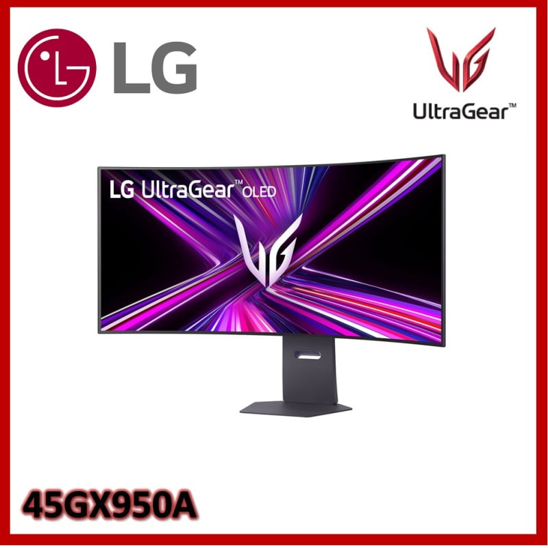 LG 樂金 45吋 UltraGear OLED 5K WUHD 165Hz / WFHD Dual Mode 330Hz 曲面電競顯示器 ...