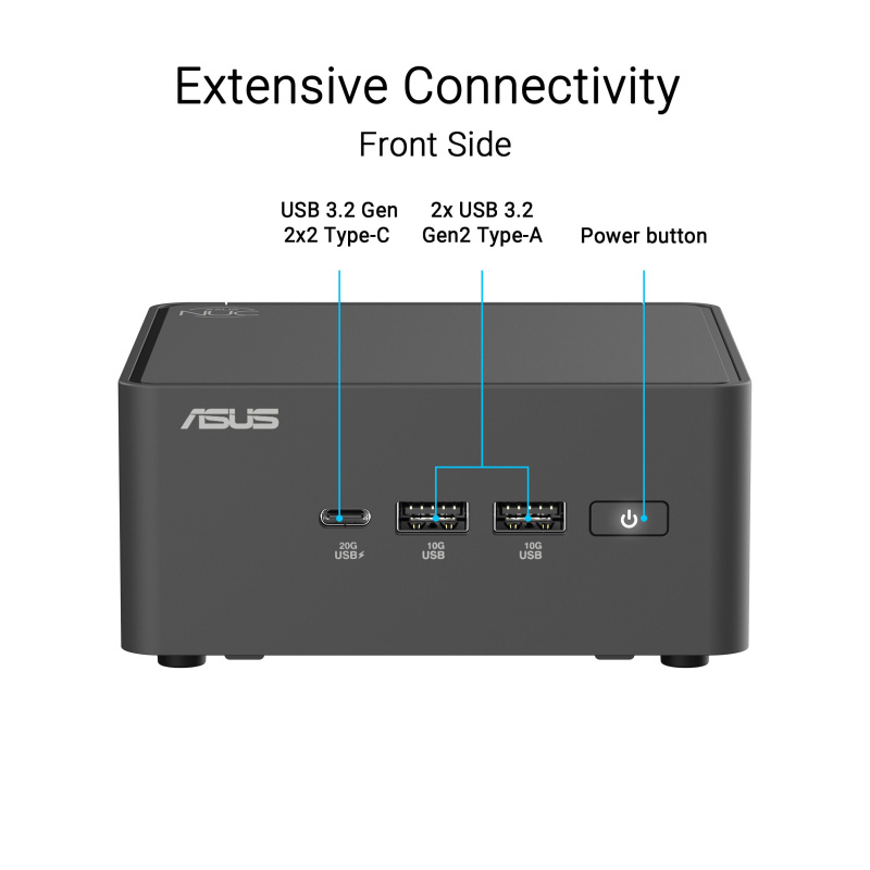 ASUS Intel® NUC 15 PRO TALL U7-255H INTEL ARC GPU Wi-Fi 7 BAREBONE ...