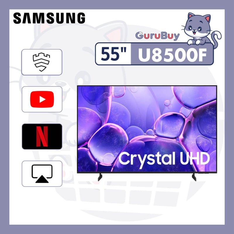 Samsung - 55" CRYSTAL UHD U8500F 智能電視 UA55U8500FJXZK 55U8500F 三星 - Gurubuy