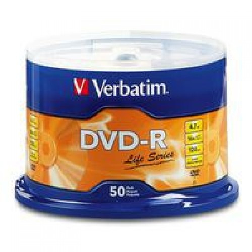 Verbatim DVD-R Life Series (16x) 4.7GB 50張裝 97176 - Well Power 宏力科技